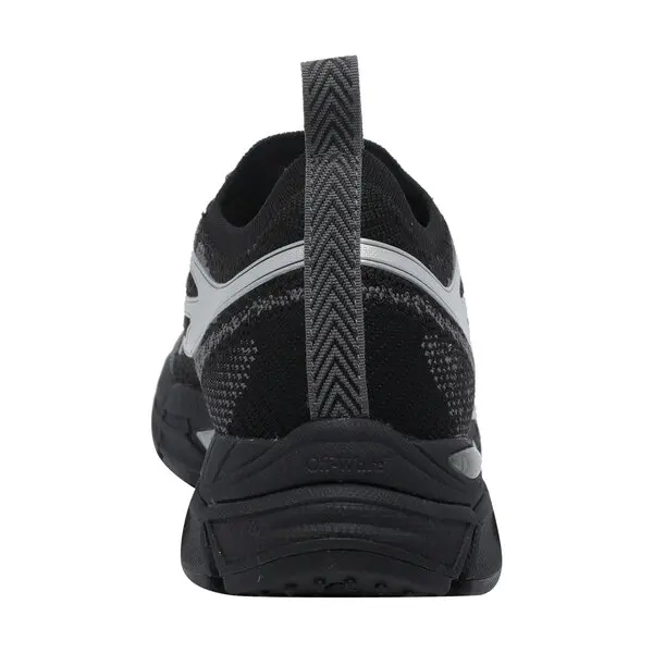 Off-White Be Right Back" Knit Sneakers - Black