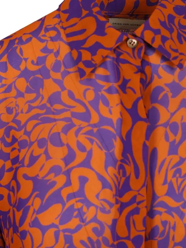 Dries Van Noten Psychedelic Print Oversized Shirt