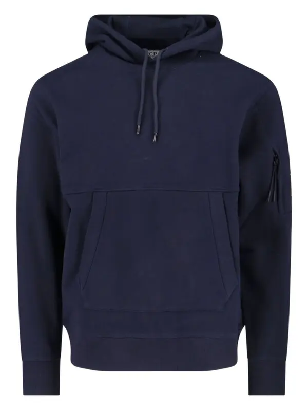 C.P. COMPANY Logo Cotton Hoodie - Multicolor