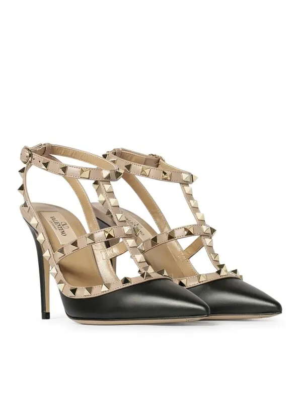 Valentino Garavani Rockstud Leather Pumps - Multicolor
