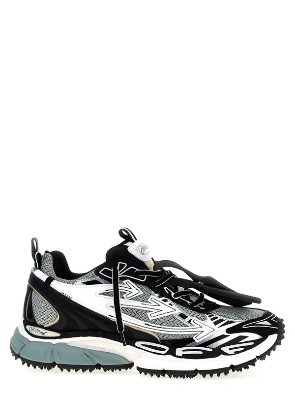 Off-White Be Right Back" Lace-up Sneakers - Black