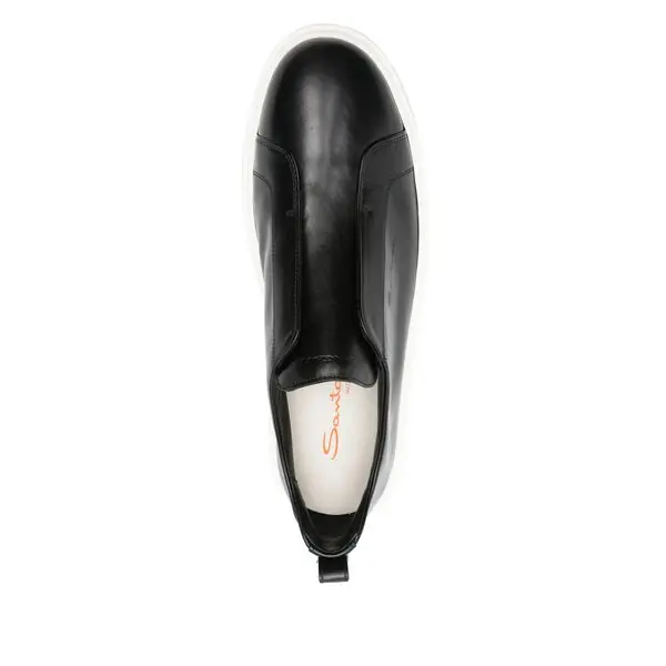 Santoni Slip-on Trainers - Black