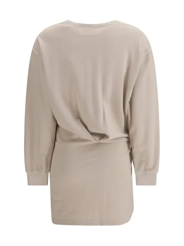 Isabel Marant Étoile Zae Fleece Dress - Cream