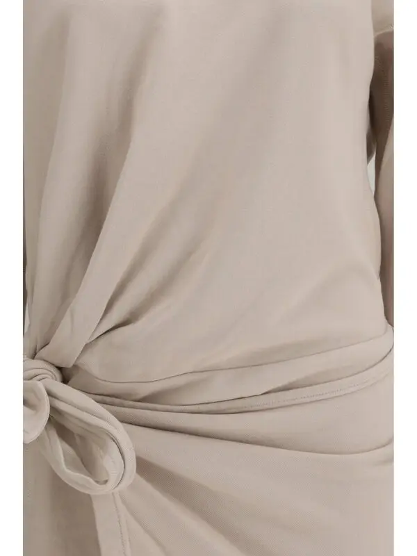 Isabel Marant Étoile Zae Fleece Dress - Cream