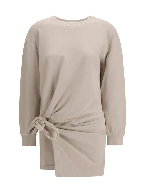 Isabel Marant Étoile Zae Fleece Dress - Cream