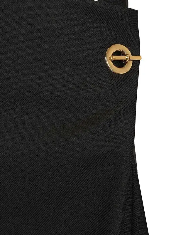 Celine Mohair Wool Midi Skirt