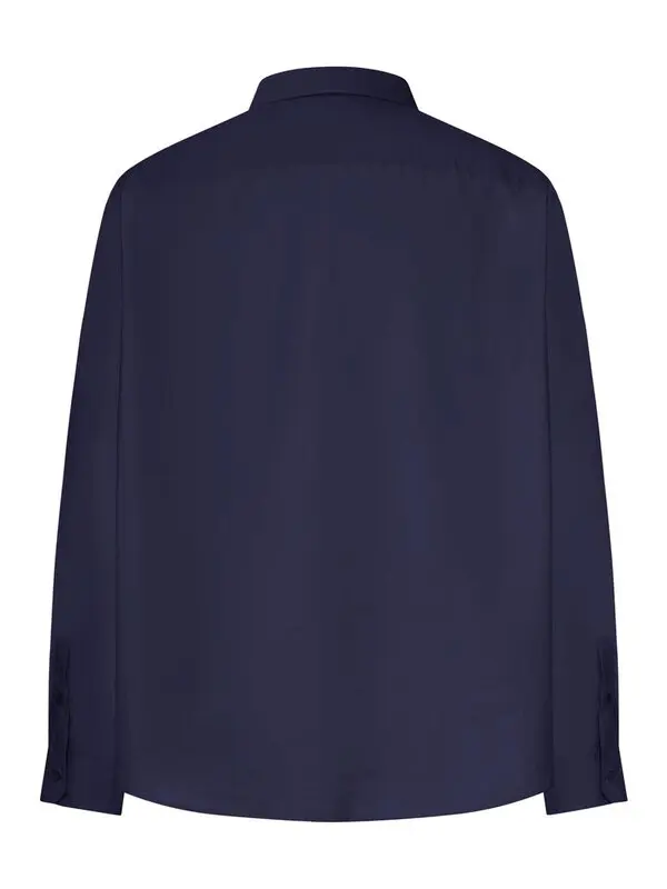 Loewe X Paula`s Ibiza Long-sleeved Textured Poplin Shirt