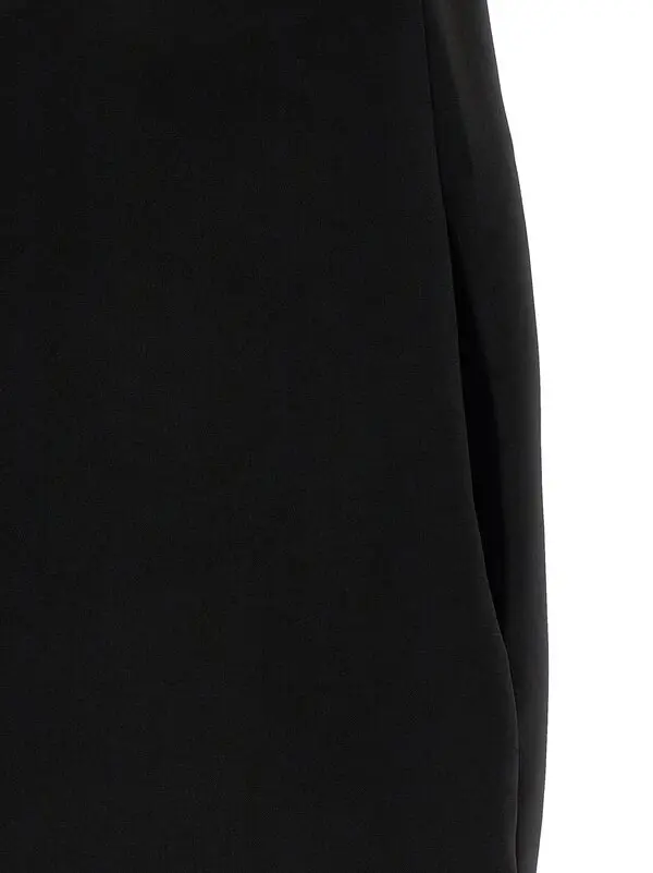 SELF-PORTRAIT Off-the-shoulder Crêpe Flower Mini Dress