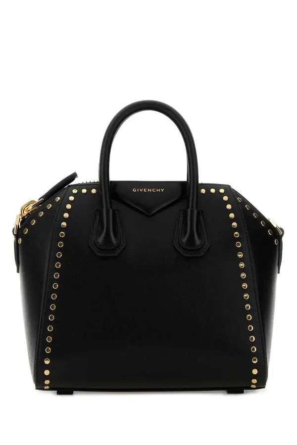 Givenchy Antigona Studded Leather Mini Handbag - Black