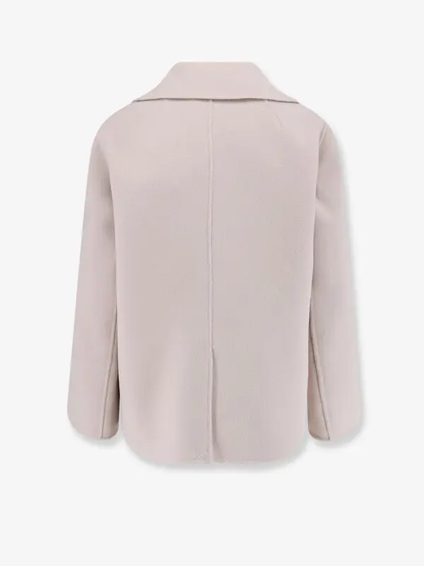 Max Mara Margot Pure Virgin Wool Peacoat - Multicolor