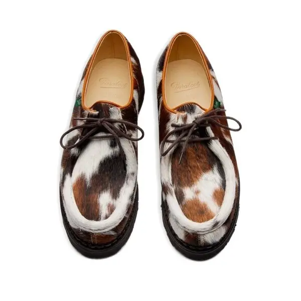 Paraboot Michael" Marron Leather Lace-up Low-top Shoes