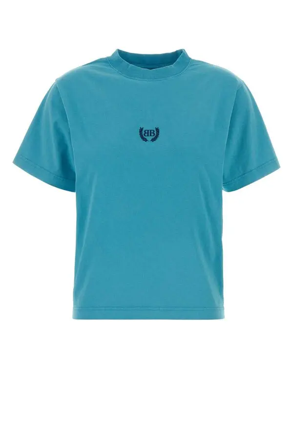 Balenciaga Cotton T-shirt - Blue