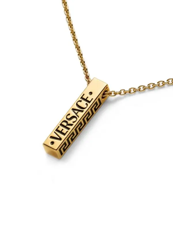 Versace Metal Pendant Necklace