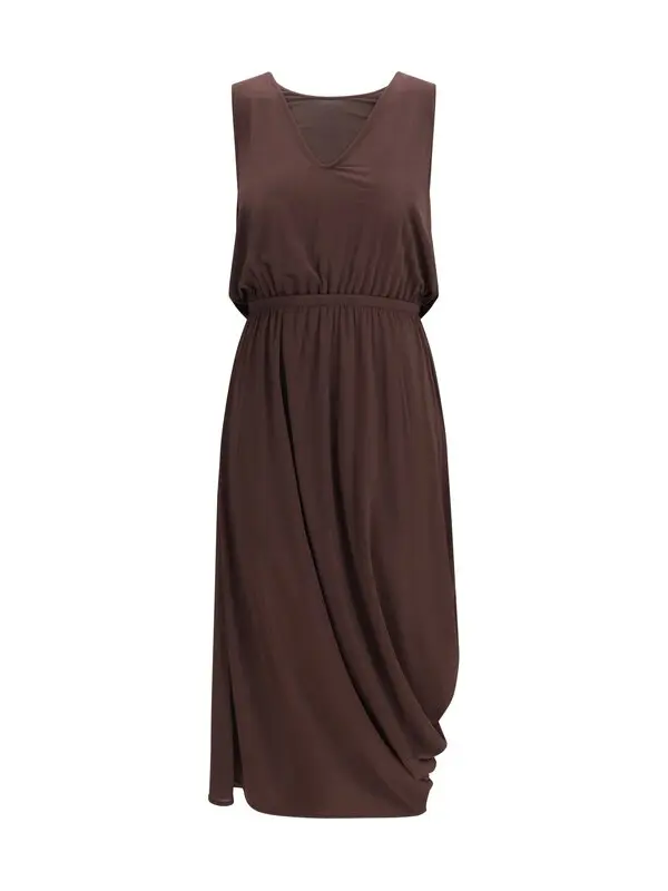 LEMAIRE Draped Midi Dress