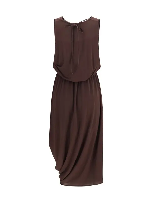 LEMAIRE Draped Midi Dress