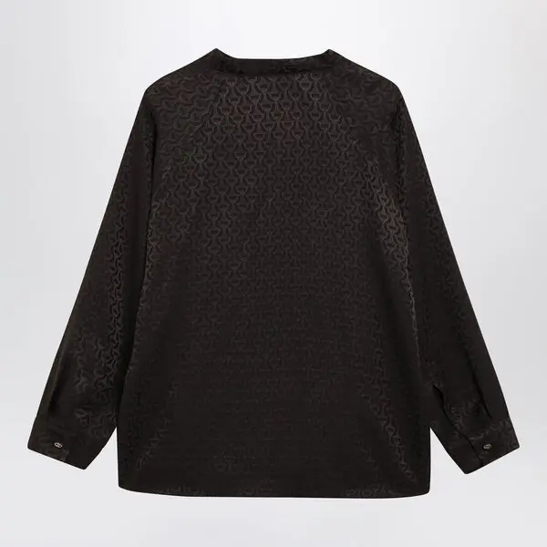 Gucci Jacquard Silk Shirt