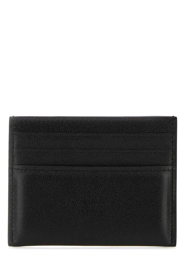 Givenchy Leather Card Holder - Black