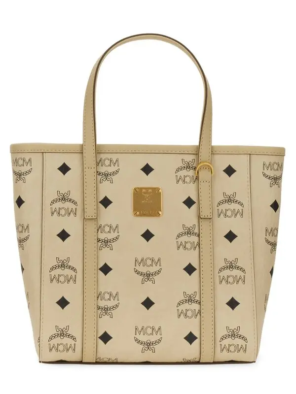 Mcm Shopper Bag - Cream
