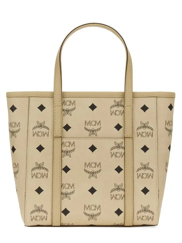 Mcm Shopper Bag - Cream