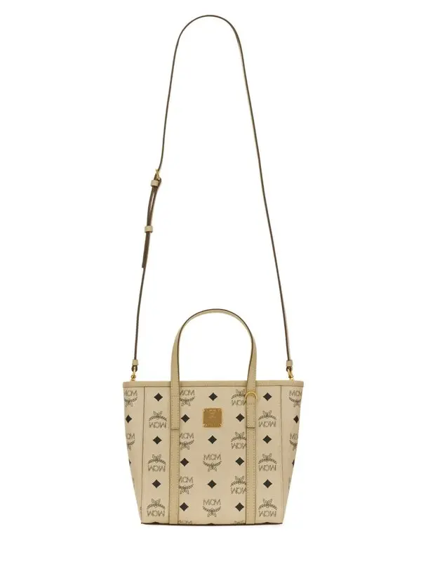 Mcm Shopper Bag - Cream