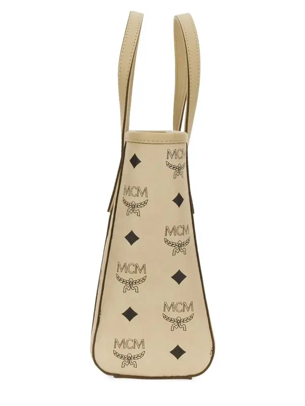 Mcm Shopper Bag - Cream