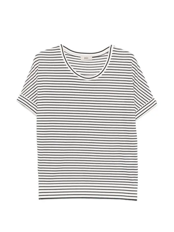 Herno Striped Cotton T-shirt