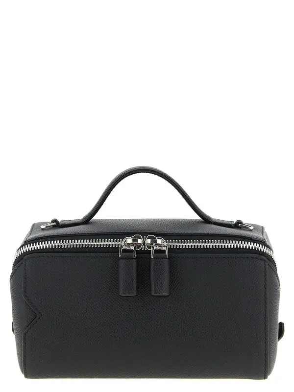 VALEXTRA V-line Beauty Case Shoulder Bag