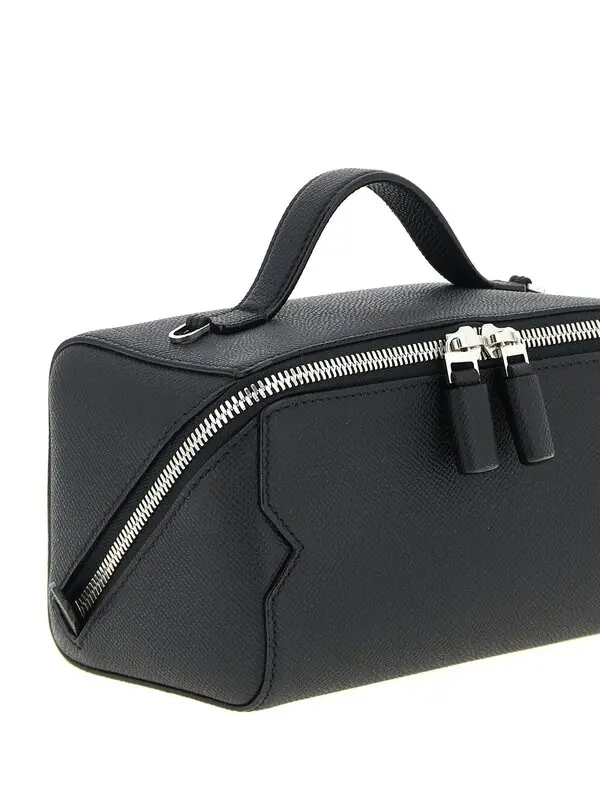 VALEXTRA V-line Beauty Case Shoulder Bag