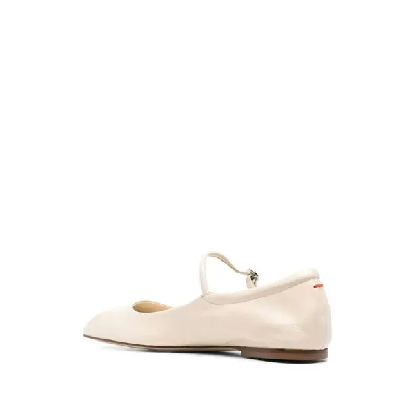 AeydĒ Ballet Flats With Buckle Fastening - Cream