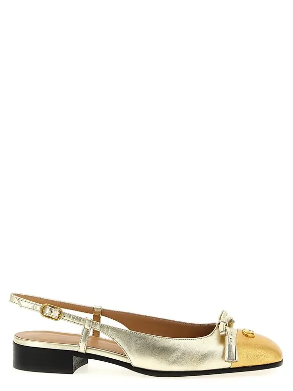 Valentino Garavani Two-tone Leather Slingback