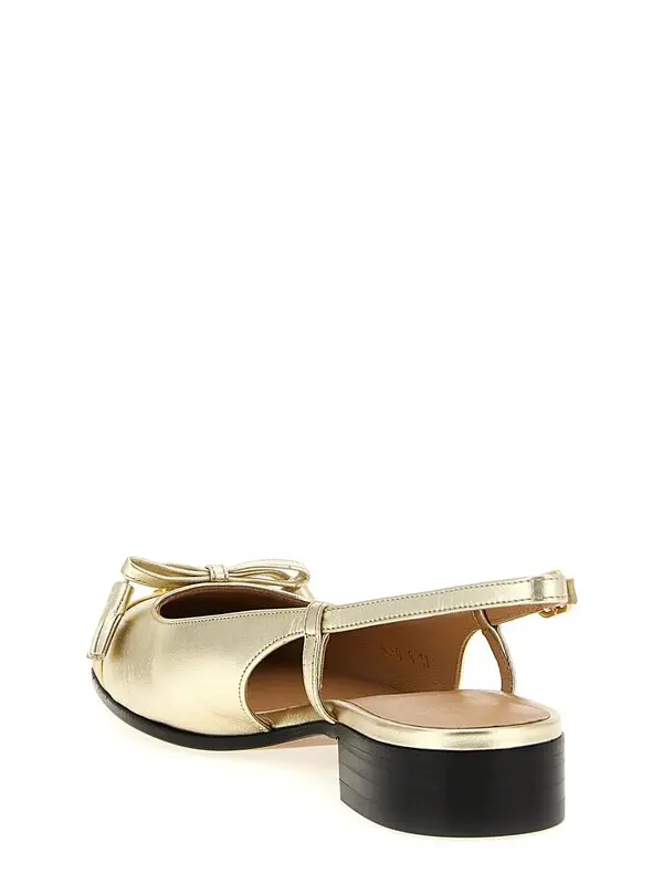 Valentino Garavani Two-tone Leather Slingback