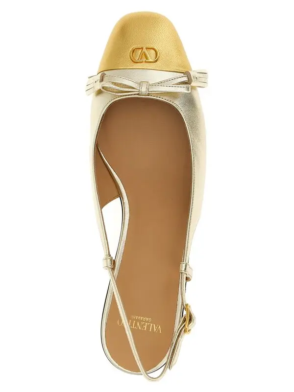 Valentino Garavani Two-tone Leather Slingback