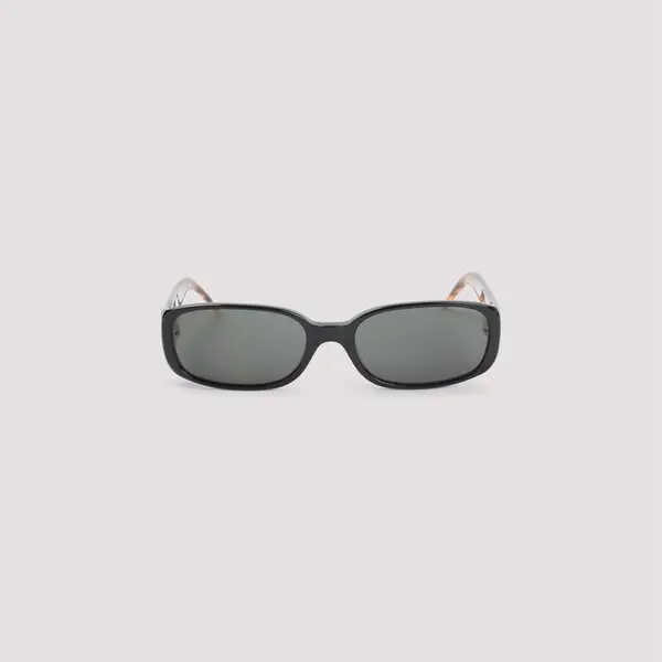 Casablanca Oval Stripe Acetate Sunglasses
