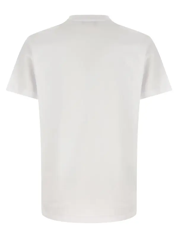 Versace Logo' T-shirt - White