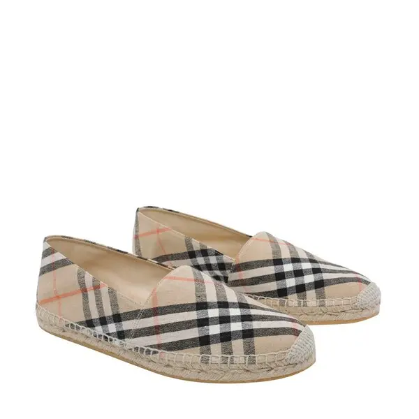 Burberry Check Print Espadrilles
