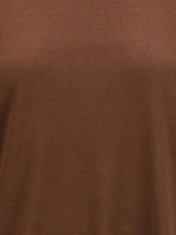 Brunello Cucinelli Monochrome T-shirt With Jewel Detail
