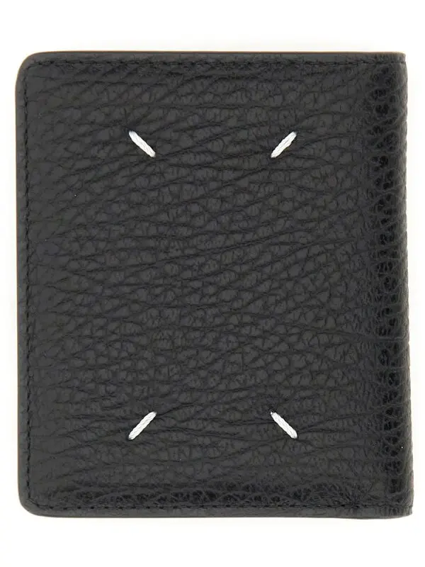 MAISON MARGIELA Compact Bifold Wallet - Black
