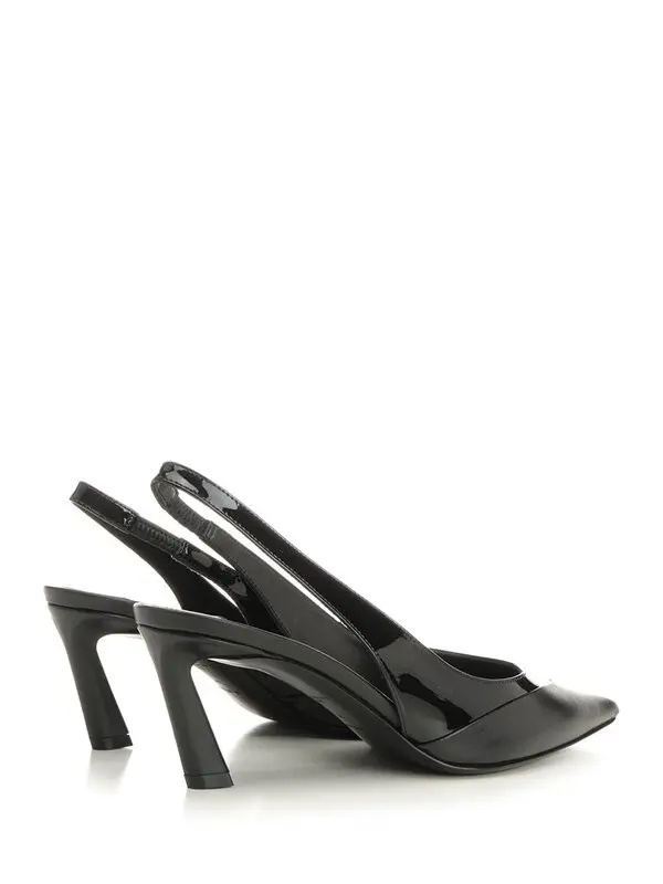 Givenchy Spiky Slingback Heels - Black