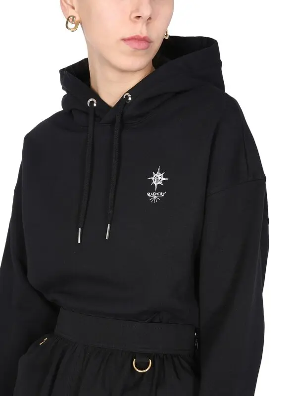 Givenchy Oversized Fit Sweatshirt - Black