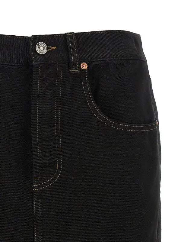 Saint Laurent Midi Pencil Skirt