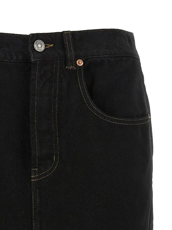 Saint Laurent Midi Pencil Skirt
