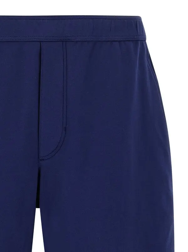 Brunello Cucinelli Interlock Cotton Bermuda Shorts - Blue
