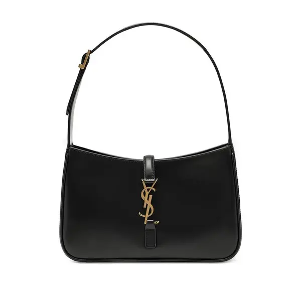 Saint Laurent Leather Shoulder Bag - Black