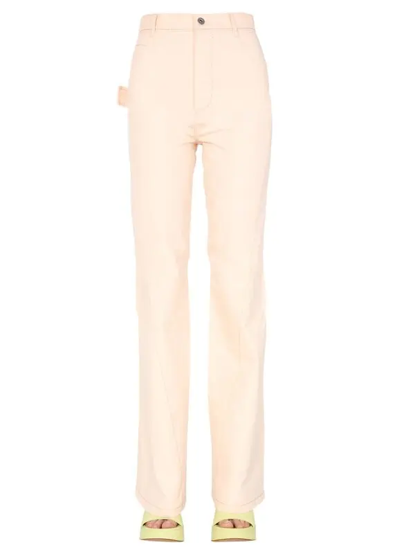 Bottega Veneta Flared Jeans - Pink