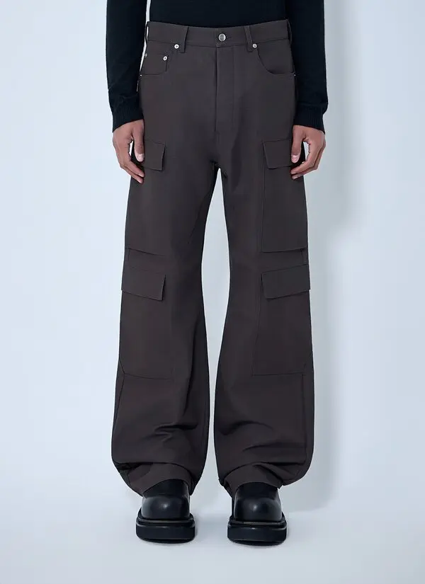 Rick Owens Wide-leg Cargo Pants - Gray