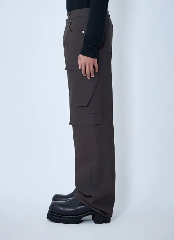 Rick Owens Wide-leg Cargo Pants - Gray