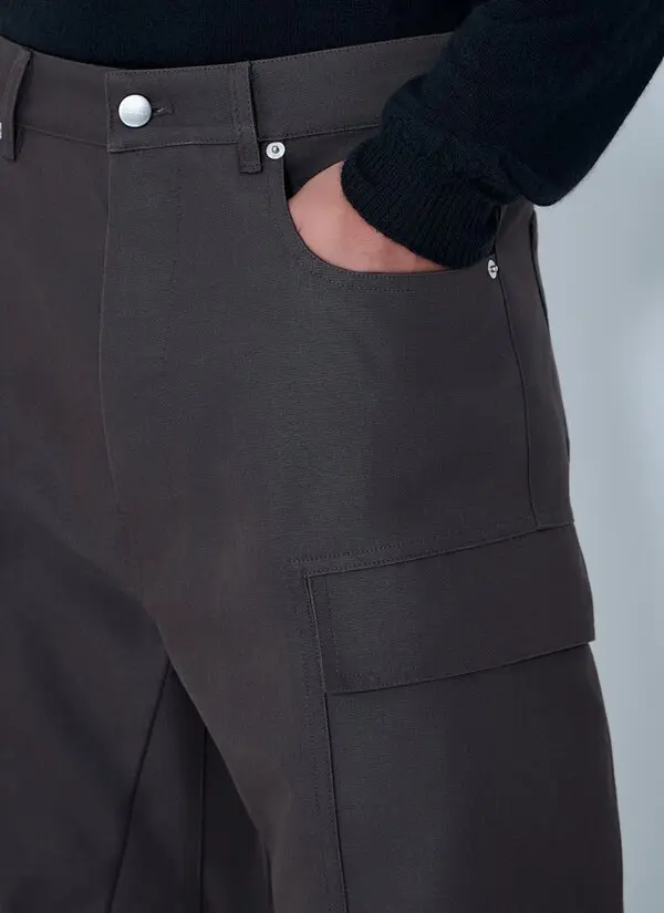 Rick Owens Wide-leg Cargo Pants - Gray