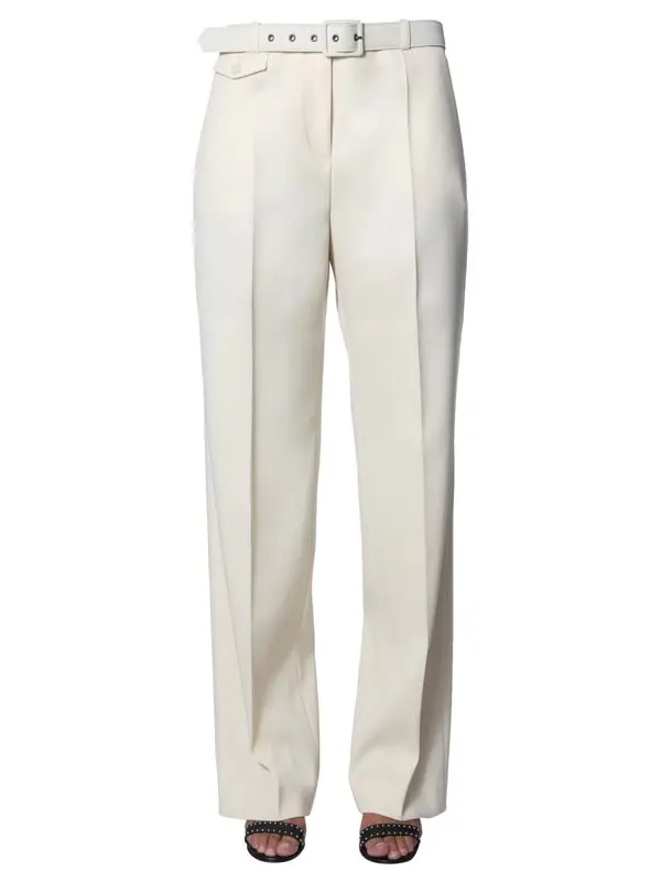 Givenchy Belted Trousers - White