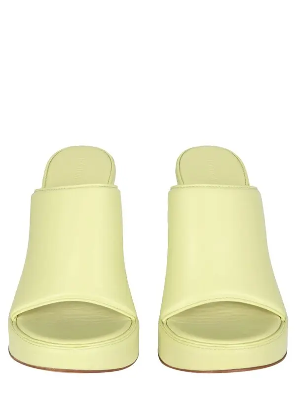 Bottega Veneta Wedge Sandals - Yellow