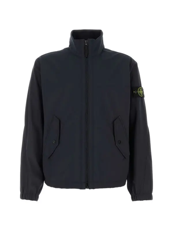 Stone Island Zip Fastening High Neck Jacket